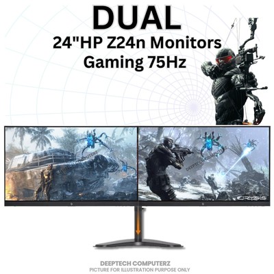HP Z24n G2 24" Monitor Borderless with NoStand/WithStand Dual,Tri ...