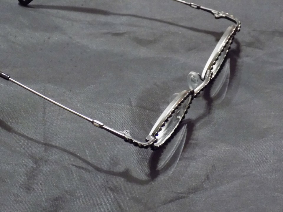 Made with Swarovski Crystal Jeweled Reading Glasses +3.25 Bling Wire ...