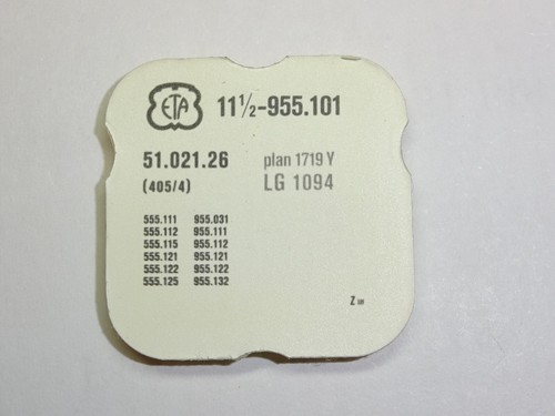 ETA winding stem 955.101 male part 555.111 555.112 555.115 tige de ...