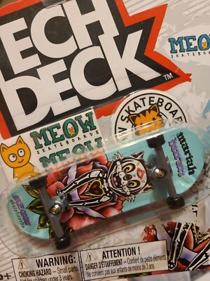 ULTRA RARE Tech Deck 2023 Meow Skateboards Skeleton Cat Mariah Duran | eBay