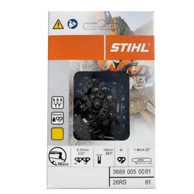 STIHL 26RS-81 3639 005 0081 Rapid Super Chainsaw Chain 20" .325 Pitch ...