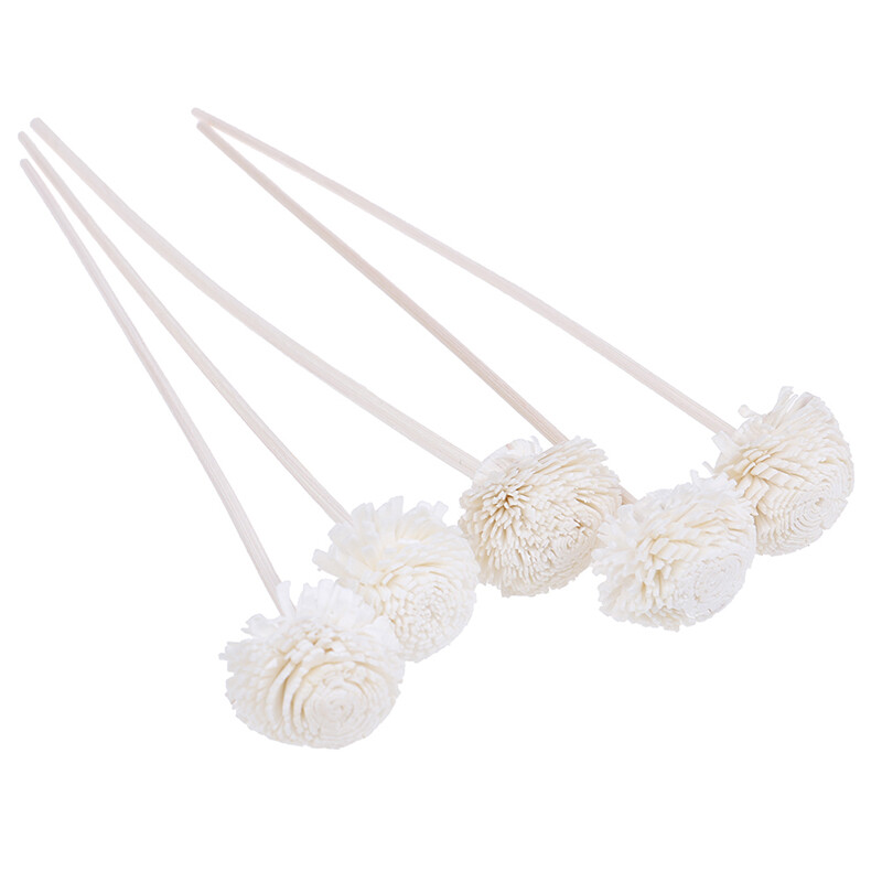 5pcs Flower Rattan Reeds Fragrance Diffuser Non-fire Replacement Refill ...
