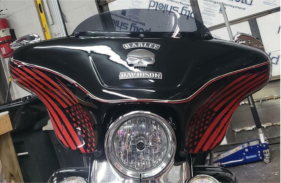 Cbdecals- Bat wing Fairing decal for 93-13 model Harley Davidson | eBay