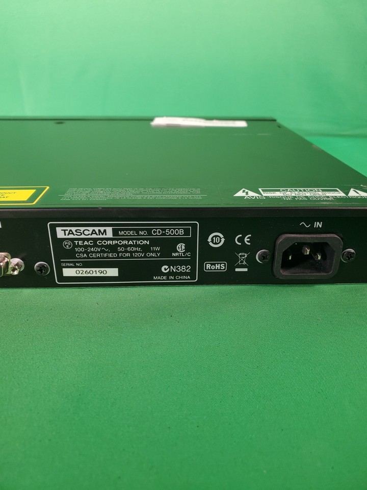 Tascam CD-500B Single-Rackspace CD Player - USED | eBay