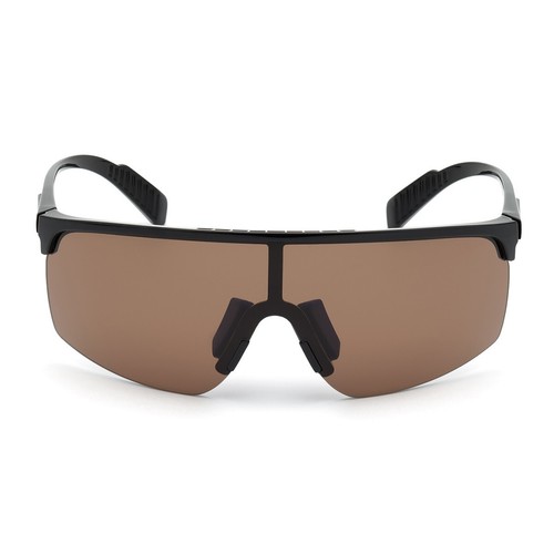 Adidas SP0005 01E Black Plastic Half-Rimless Sunglasses Frame 137-135 ...