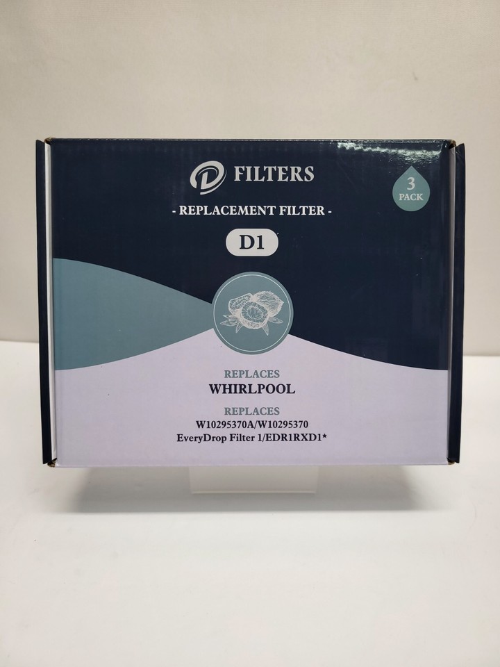 DFilters D1 W10295370A / EDR1RXD1 Watet Filter WP Replacement 3 pk ...