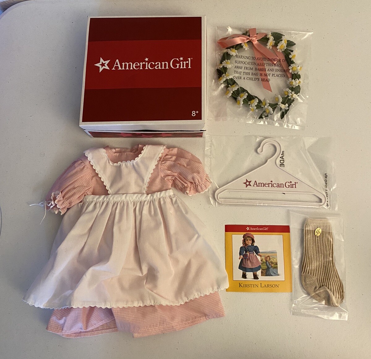 American Girl Kirsten Birthday Outfit NIB New In Box Rare Retired | eBay