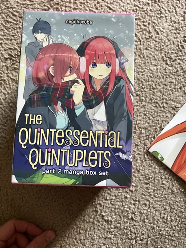 The Quintessential Quintuplets Manga Box Set English Version Part 2 | eBay