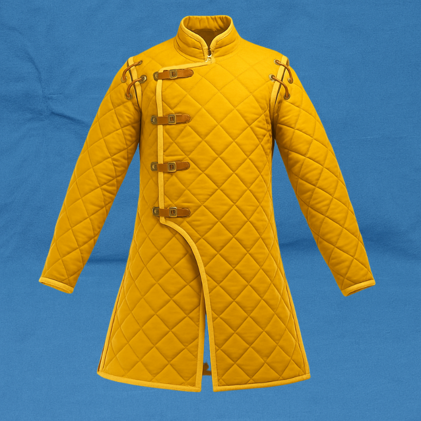 Medieval Padded Gambeson Armor Quilted Jacket for LARP, Reenactment ...