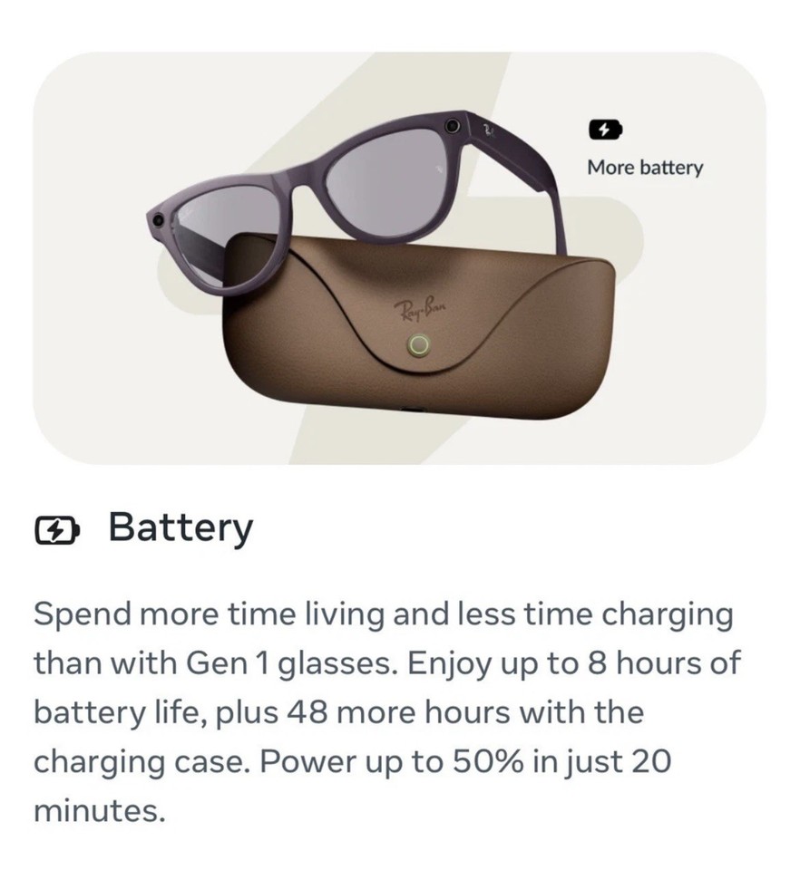 RAY-BAN Meta GEN2 New AI HEADLINER Smart Sunglasses Grey / Emerald ...