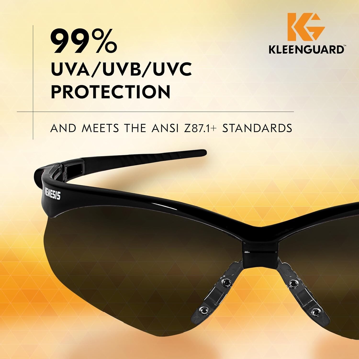 Kleenguard 25688 V30 Nemesis Safety Glasses Smoke Mirror Lens 12 Pairs ...