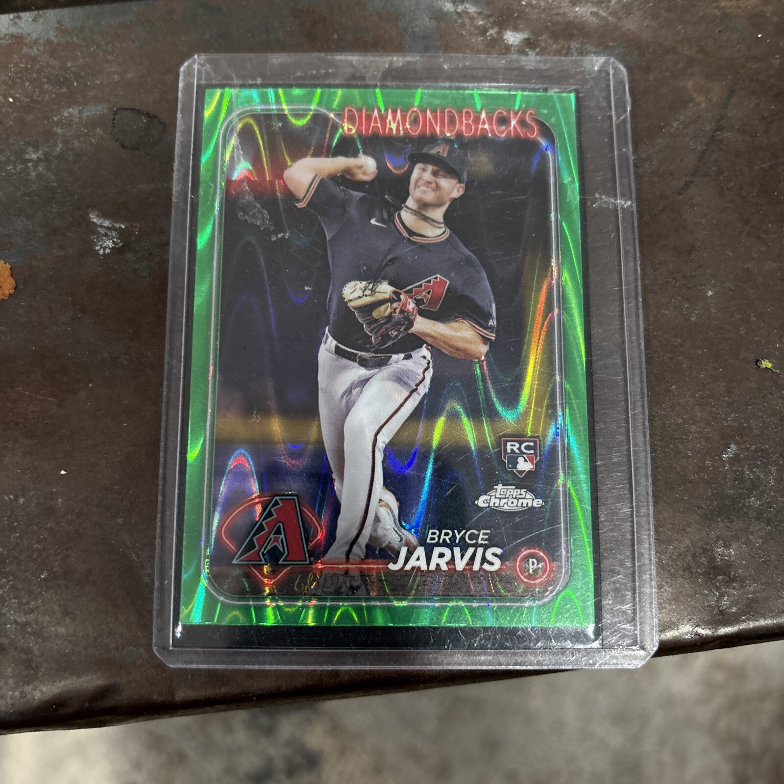 2024 Topps Chrome Bryce Jarvis Green Ray Wave Refractor/99 | eBay