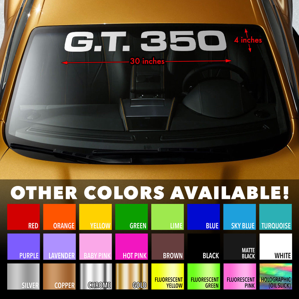 Mustang Gt Windshield Banners Shelby Mustang Cobra Windshield Banner