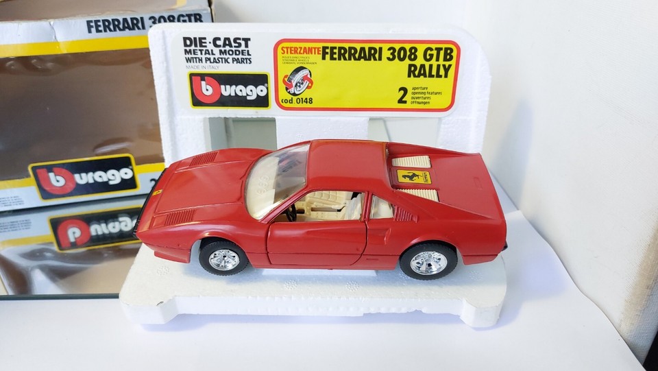 Bburago 1:24 Ferrari 380 GTB rouge en boîte Burago | eBay