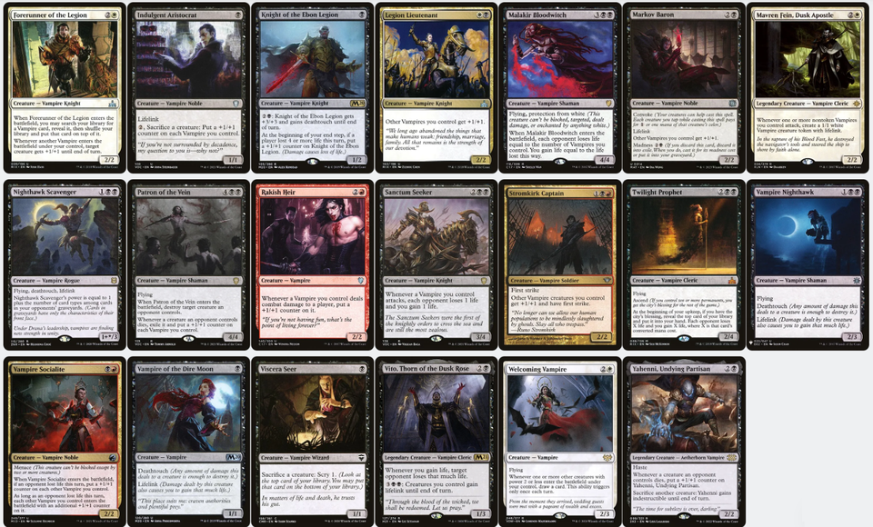 Edgar Markov ELITE Vampire Tribal Magic MTG Custom Commander Deck | eBay