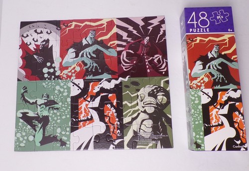 UNIVERSAL MONSTERS Pop Art JIGSAW PUZZLE 10X 9" Dracula, Frankenstein ...