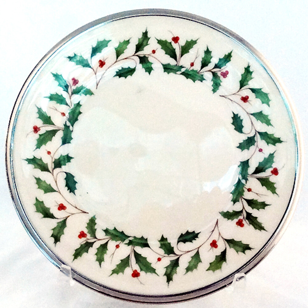 HOLIDAY PLATINUM by Lenox Bread & Butter Plate 6.4" NEW NEVER USED made ...