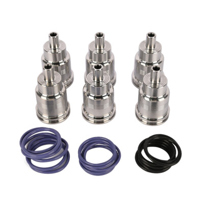 NEW injector steel sleeves For Volvo D13 set of 6 each 21515329 276948 ...