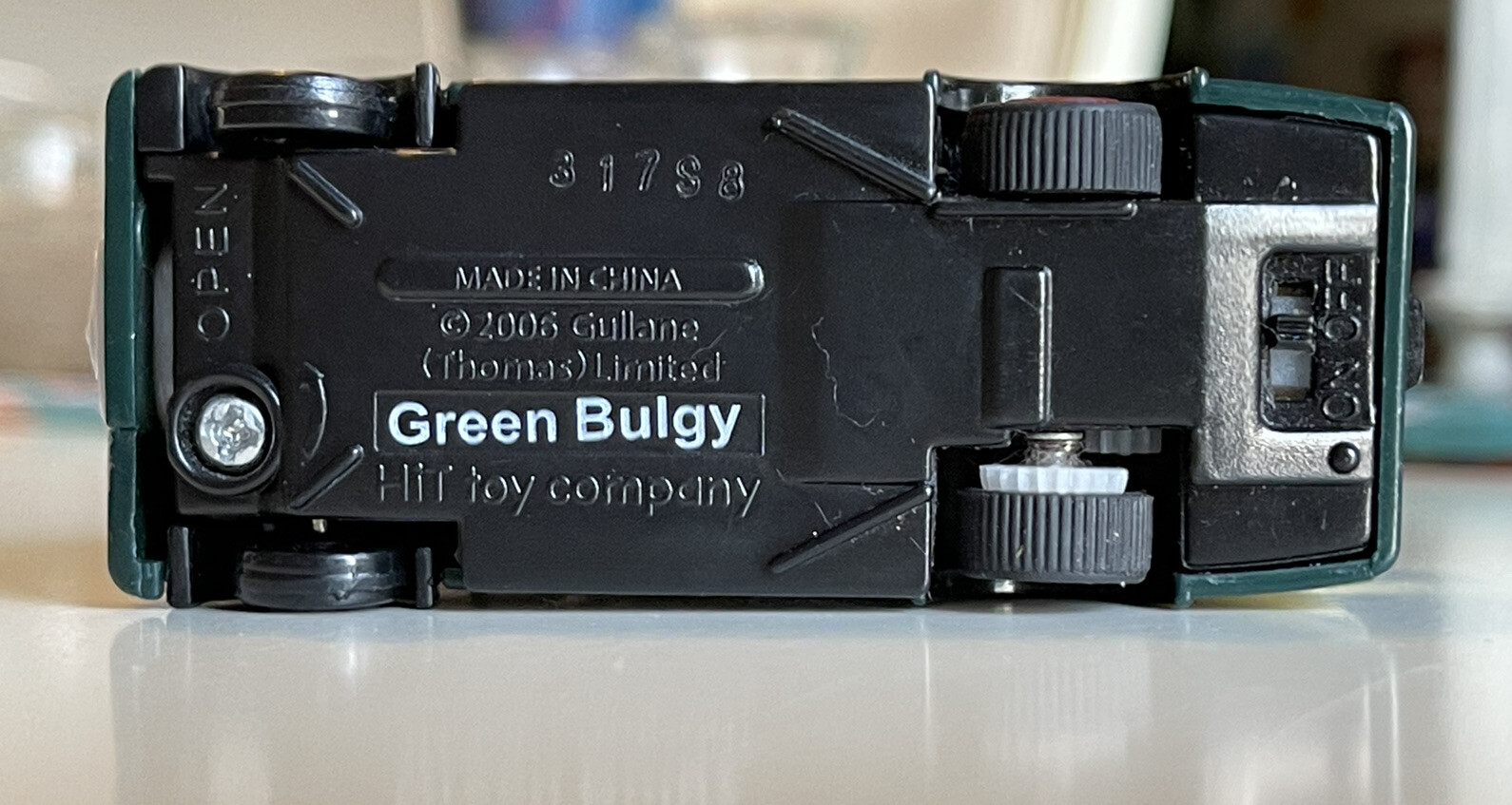 Thomas & Friends Trackmaster Green Bulgy The Bus Motorized Train Tank ...