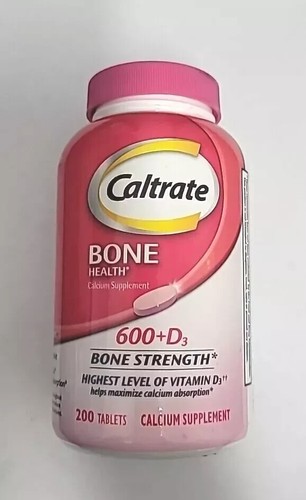 Caltrate 600+D3 Calcium and Vitamin D Supplement Tablets - 200 Count ...