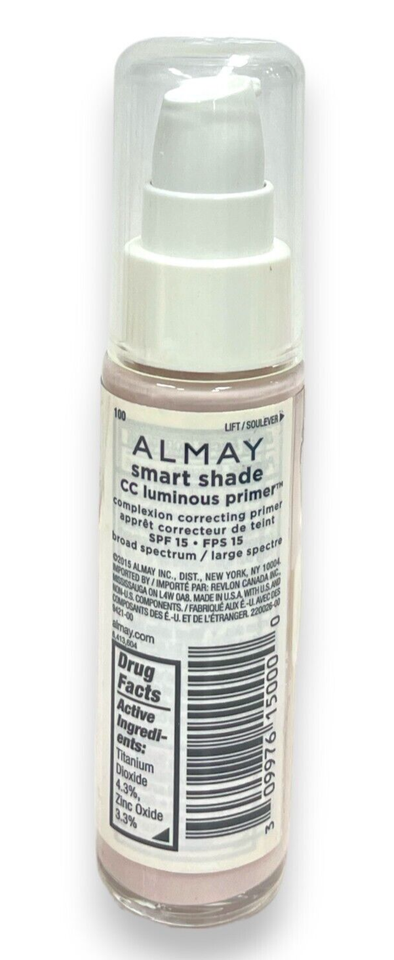 Almay Smart Shade CC Luminous Primer SPF 15 (1fl.oz/30ml) As Seen In ...