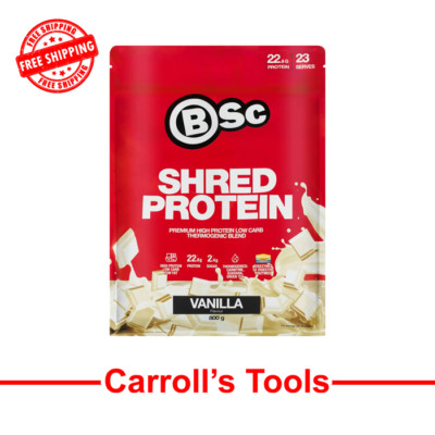 BSc Shred Protein Powder 800g Vanilla 23 Serves | eBay