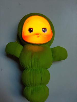 Hasbro Playskool Glo Worm Lullaby 2009 Glow Worm 10" Green Soft plush ...