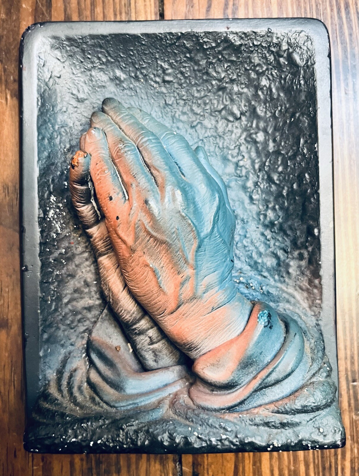 Creative Arts, Inc. 1964 Chalkware Praying Hands "Prayer" Wall Plaque ...