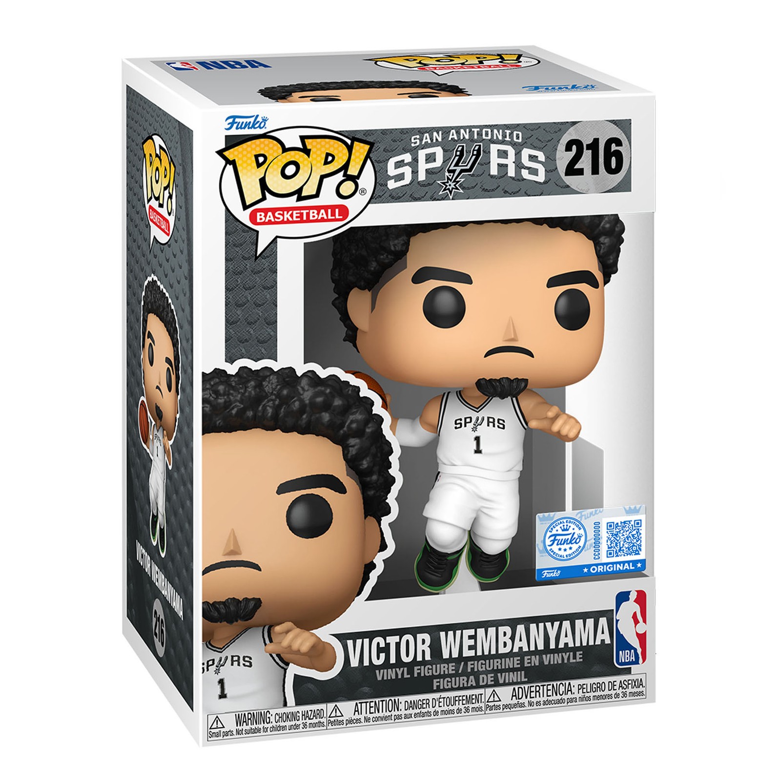 Funko Victor Wembanyama San Antonio Spurs #216 Pop! Vinyl Figure | eBay