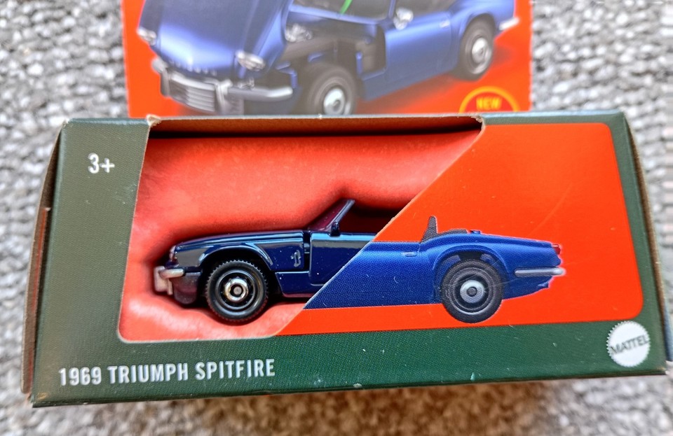 Matchbox Moving Parts 1969 Triumph Spitfire . Blue First edition ...