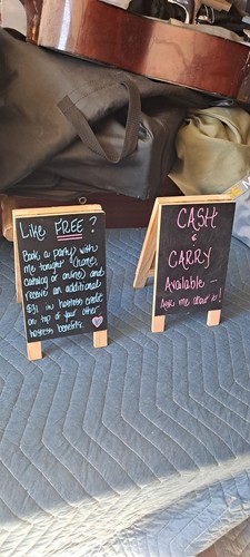 2 Small Sandwich Boards Signs For Advertising | eBay
