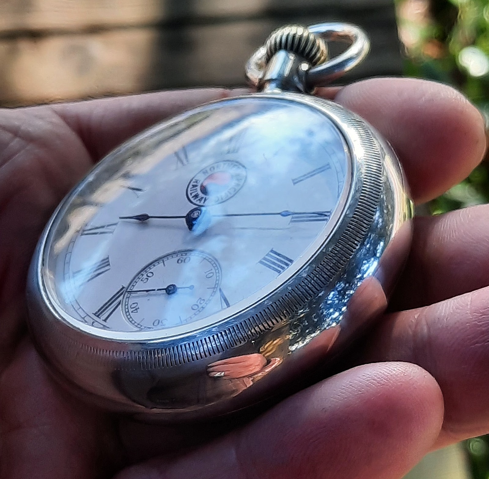 1889 Waltham 18S 15J Fancy Dial Frosty Mvmnt Nickel Movement watch ...