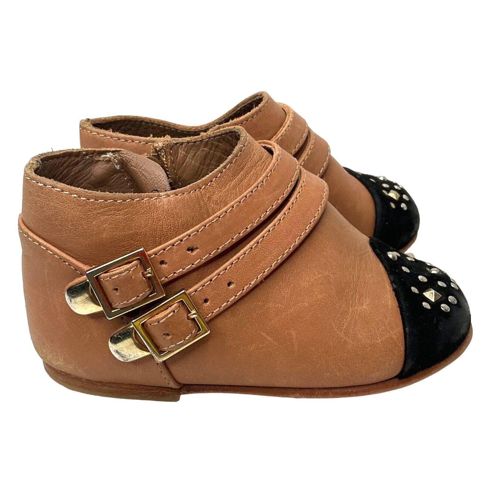 Studded Zara Baby Booties Size 4.5 | eBay