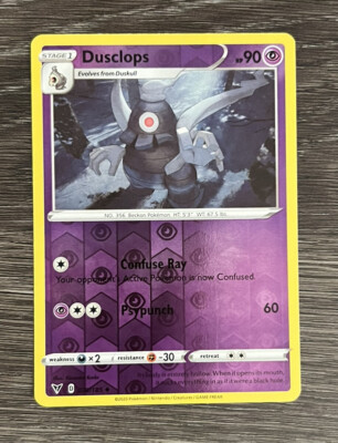 Dusclops #070/185 Reverse Holo 2020 Pokemon Vivid Voltage LP | eBay