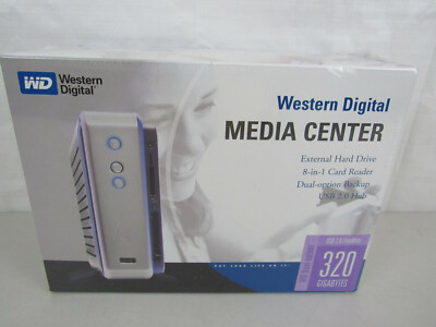 Western Digital Media Center External Hard Drive 8-in-1 Card Reader ...