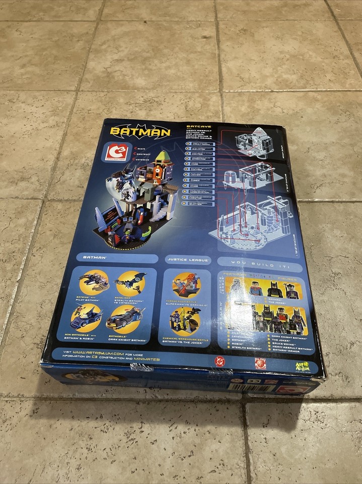 NEW MIB 2004 C3 CONSTRUCTION DC BATMAN BATCAVE MINIMATES SET #96060 ART ...