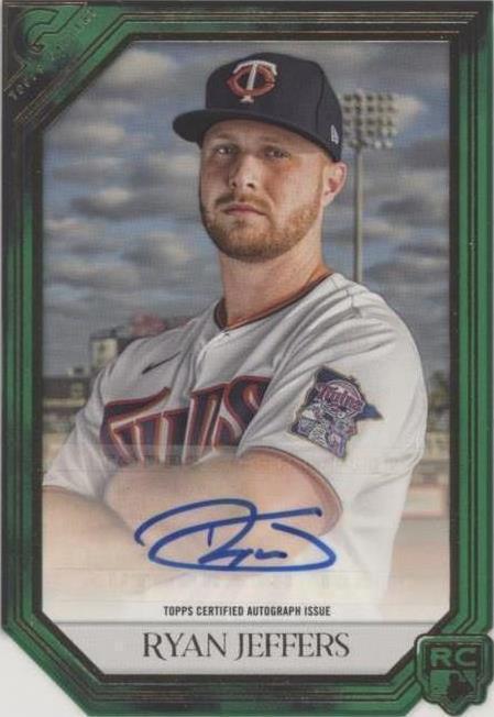 2021 Topps Gallery - Rookie Autographs Ryan Jeffers #RA-RJ Green /99 ...