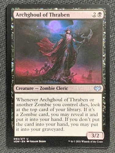 Archghoul of Thraben 093/277 Uncommon Innistrad Magic Card MTG 2021 ...