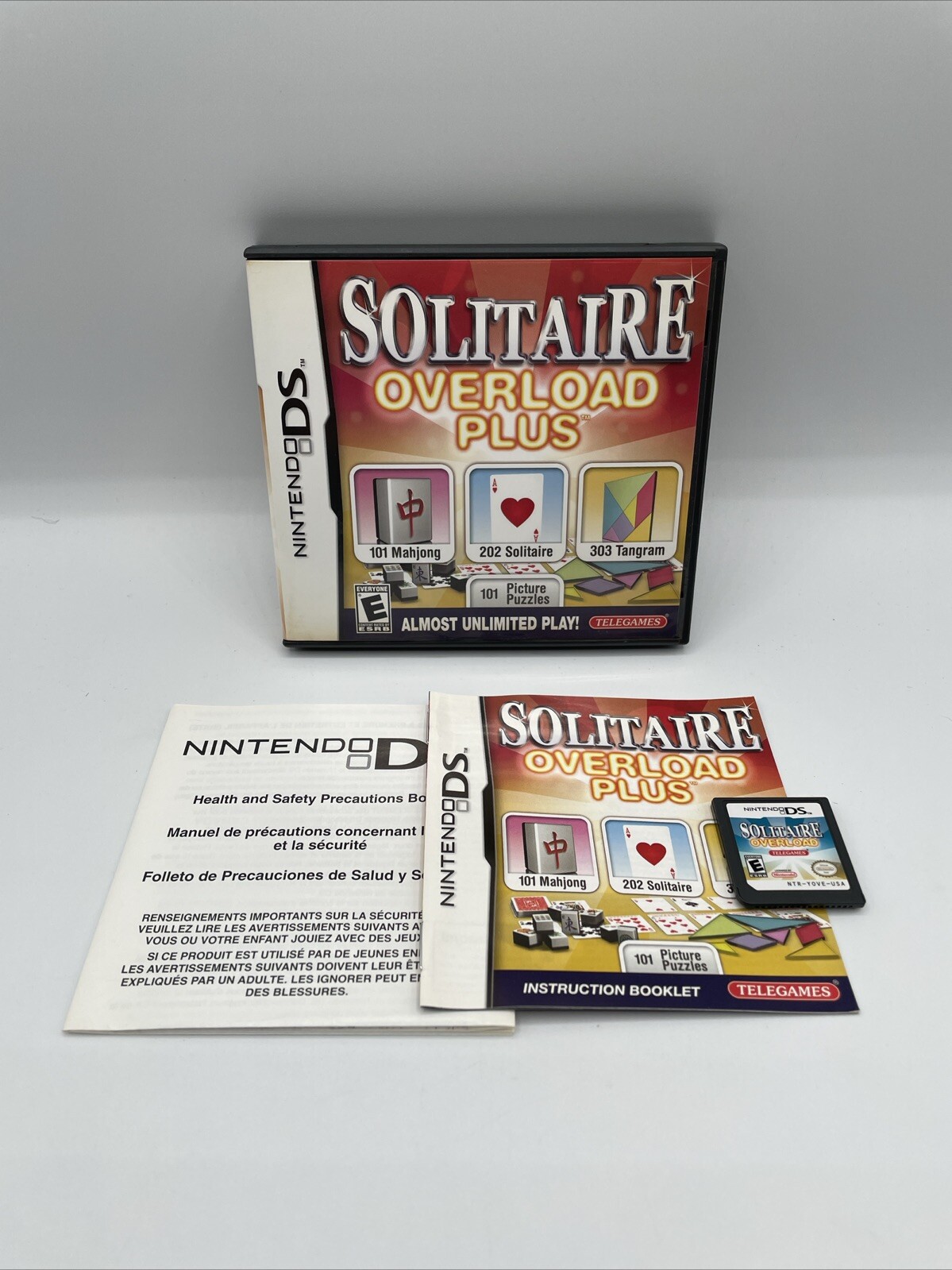 Solitaire Overload Plus (Nintendo DS, 2010) Complete 834815005062| eBay