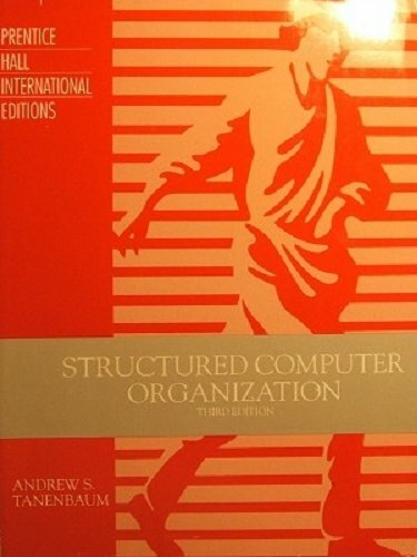 Structured Computer Organization by Tanenbaum, Andrew S. Paperback Book ...