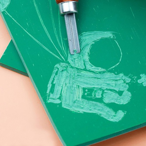 5 Pcs Plyboard Engraving Material Child Printmaking Pad Crafts Mats | eBay