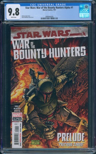 Star Wars War of the Bounty Hunters Alpha #1 CGC 9.8 1st Doc Ragon 2021 ...