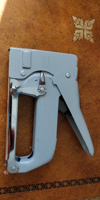 Vintage Swingline #101 Tacker Stapler Staple Gun Gray Metal 40s for ...