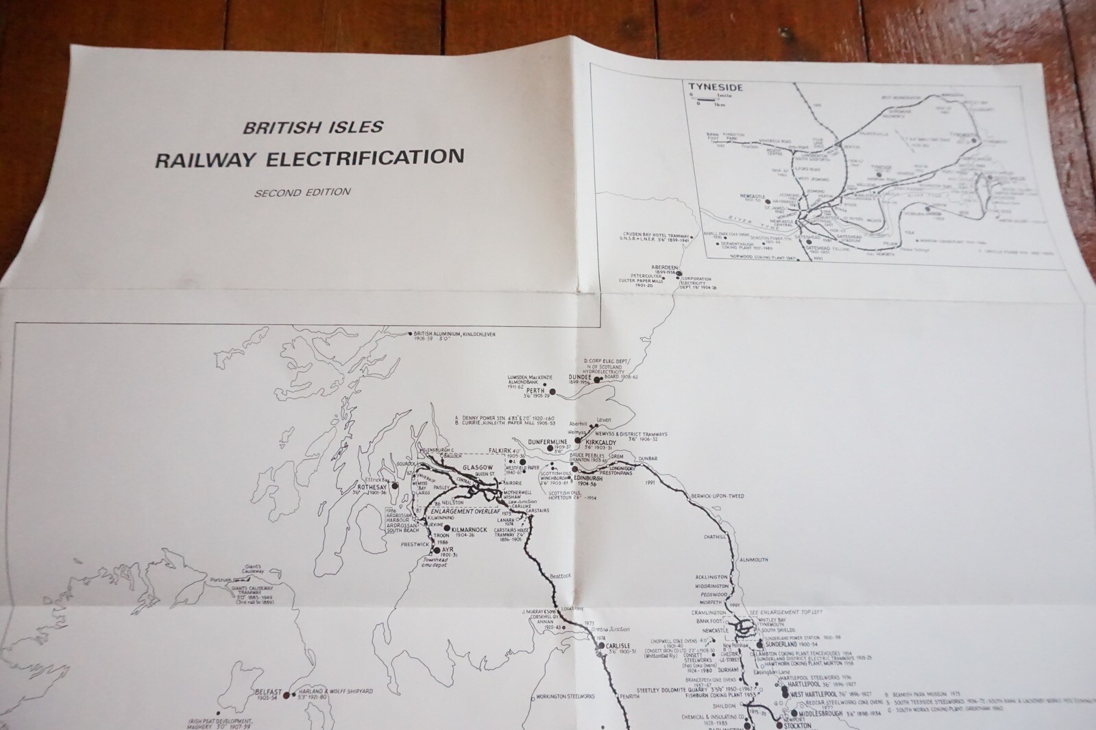 1987 Quail British Isles Railway Electrification Railway Track Map 2nd ...