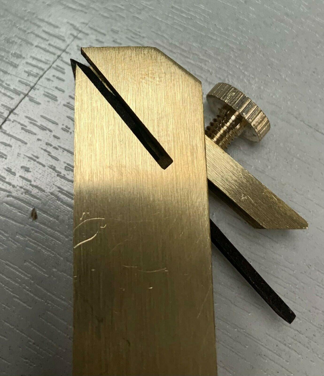 Rolson 75mm Mini Scraper Bull Nose Plane Brass and Hardwood | eBay UK