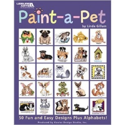Acrylics Painting Pattern Book PAINT A PET ~ Dogs, Cats, Fish, Birds ...