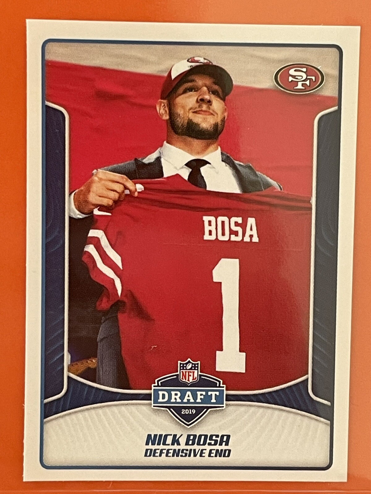 Nick Bosa RC Draft, 2019 Panini Sticker (RARE Italy) | eBay