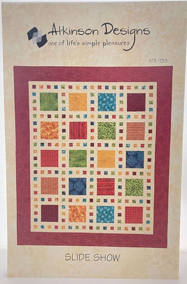 Rare Atkinson Designs SLIDE SHOW 2007 Quilt pattern #QTK-138 only | eBay