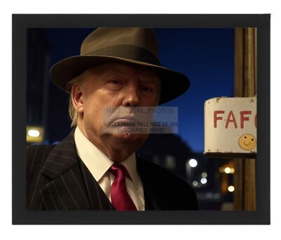 PRESIDENT DONALD TRUMP COLOMBIA "FAFO" MEME 8X10 AI FRAMED PHOTO | eBay