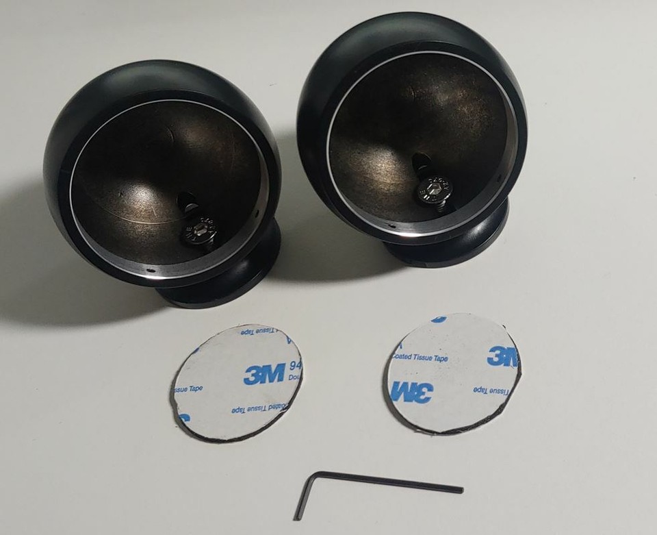 Black Aluminum Tweeter Pods Housing Mounting Pod Custom FOCAL TBE ...